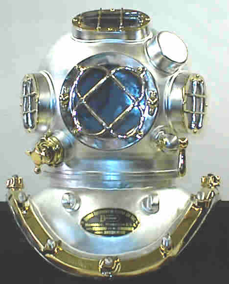 DESCO 29134A Commercial Diving Helmet | Heavyweight Four Light Diving ...